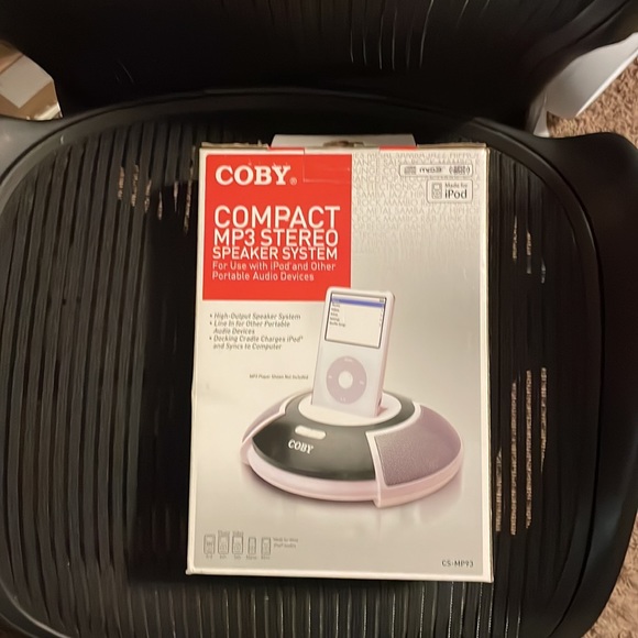 coby | Portable Audio & Video | Nib Coby Compact Mp3 Stereo Speaker ...